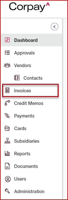 How to Search for an Invoice in Corpay Complete – Corpay