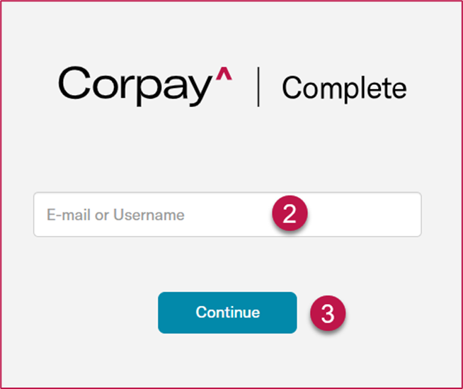 Accessing Corpay Complete Web – Corpay