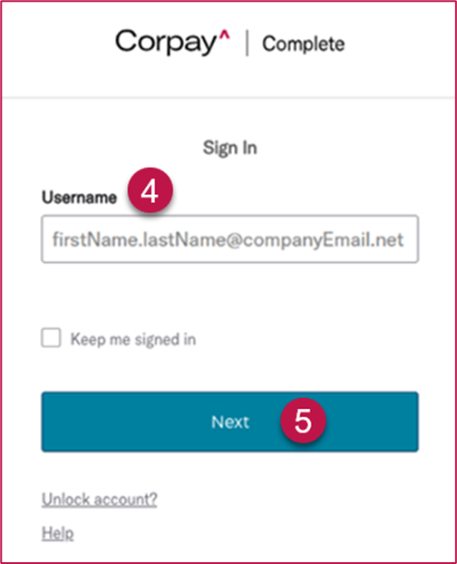 Accessing Corpay Complete Web – Corpay